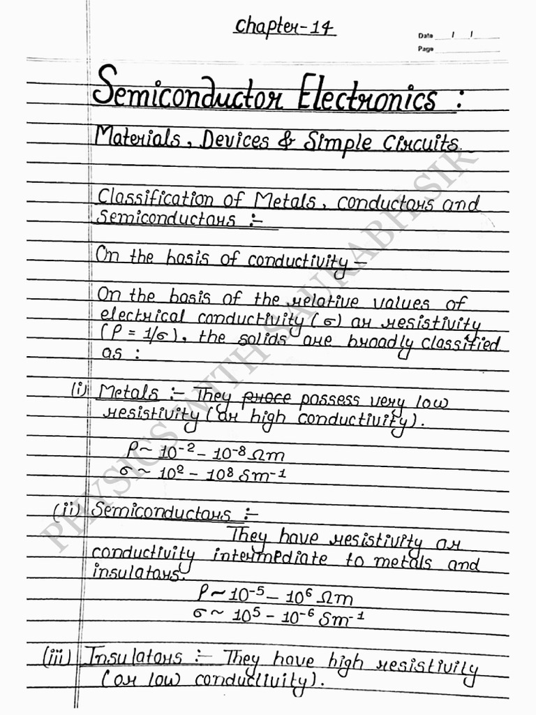 Semiconductor Physics | PDF