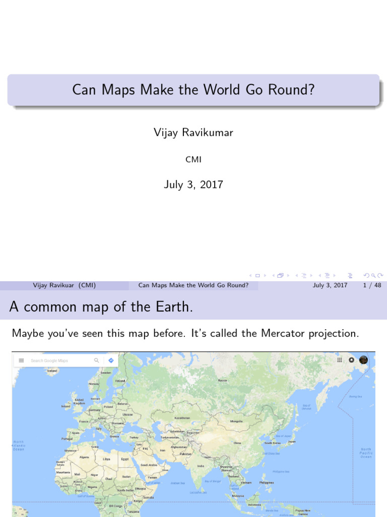 Can Maps Make The World Go Round | PDF | Curvature | Geometry