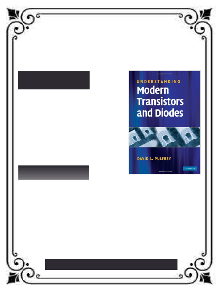 Understanding Modern Transistors and Diodes 1st Edition David L ...