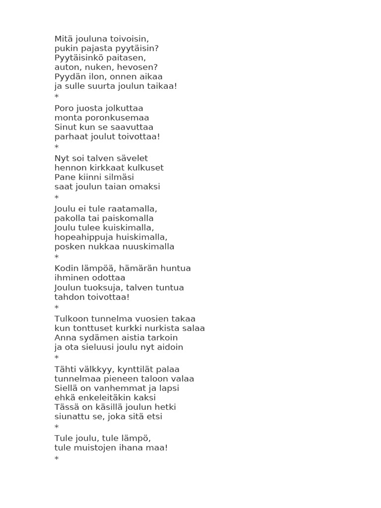 Runoja | PDF