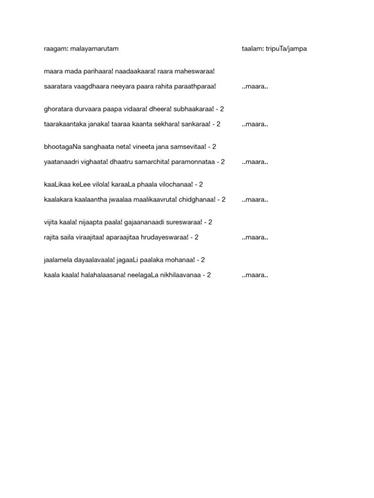Mara Mada Parihara | PDF