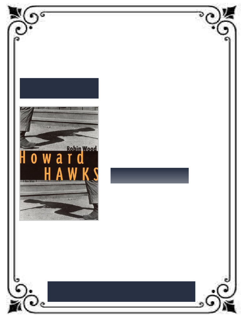 Howard Hawks Robin Wood ebook latest file version | PDF