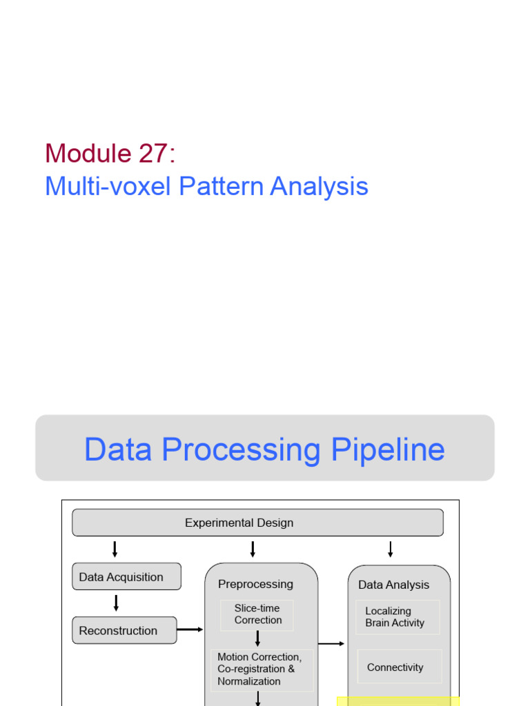 Multi-Voxel Pattern Analysis in fMRI | PDF | Functional Magnetic ...