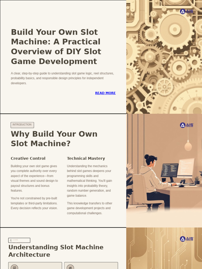 Build Your Own Slot Machine a Practical Overview of DIY Slot Game ...