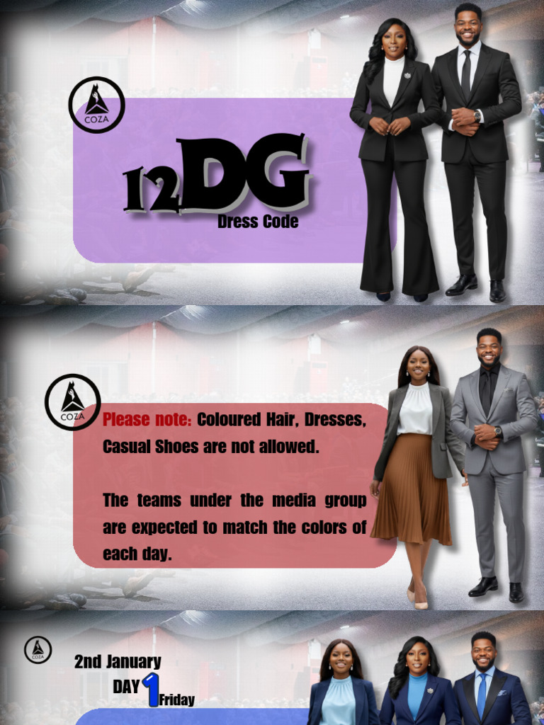 Corporate Dress Code Guidelines | PDF
