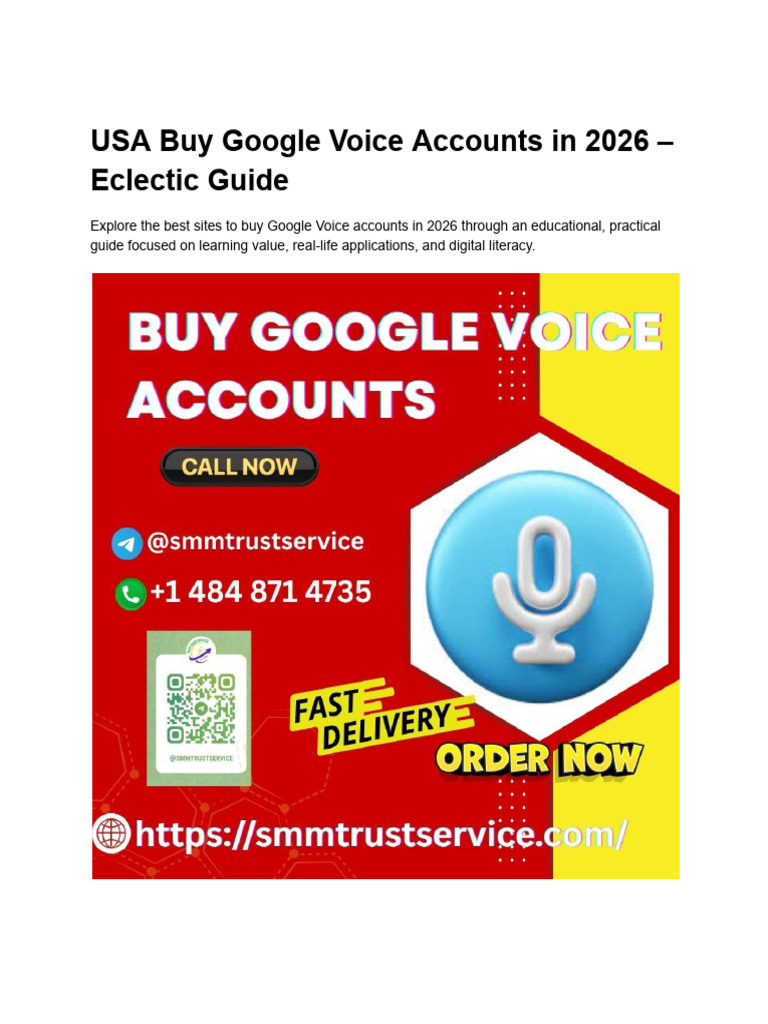 Secure and Quick_ Best Platforms to Buy Google Voice Accounts in 2026 ...