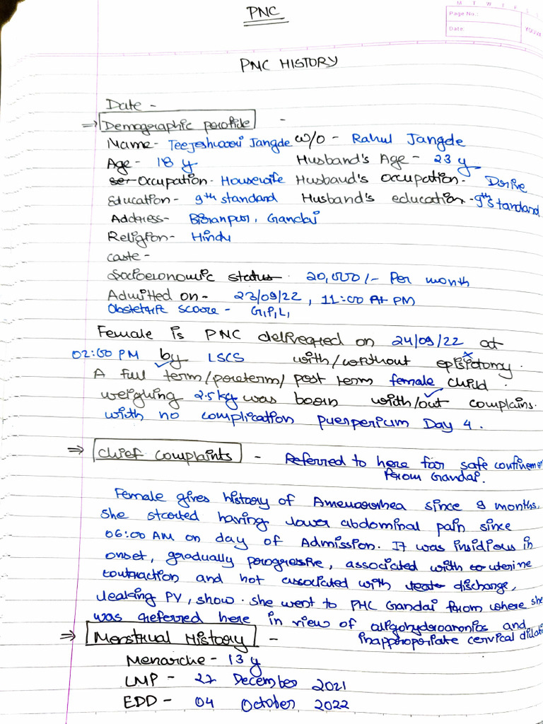 PNC Format (Shrishti) | PDF