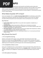 Equalizer APO & Peace Setup Guide | PDF