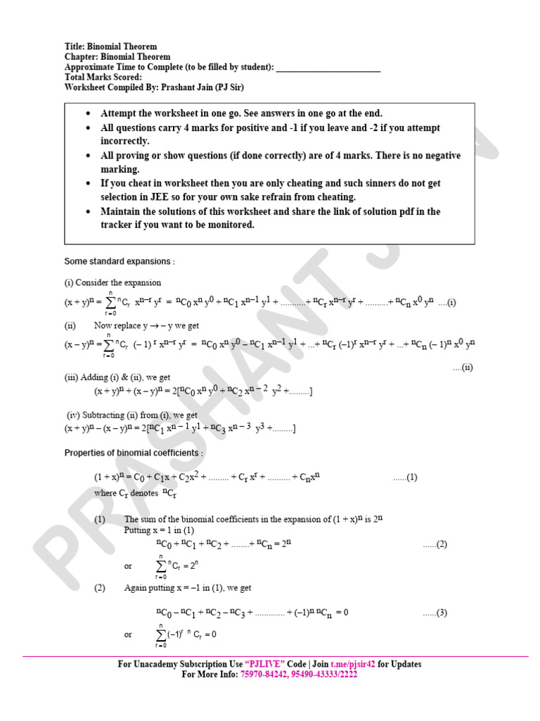 Worksheet 3StandardExpansionProperties | PDF | Abstract Algebra ...
