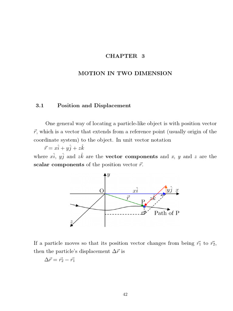 Motion in Two Dimensions: Key Concepts | PDF | Acceleration | Physical ...