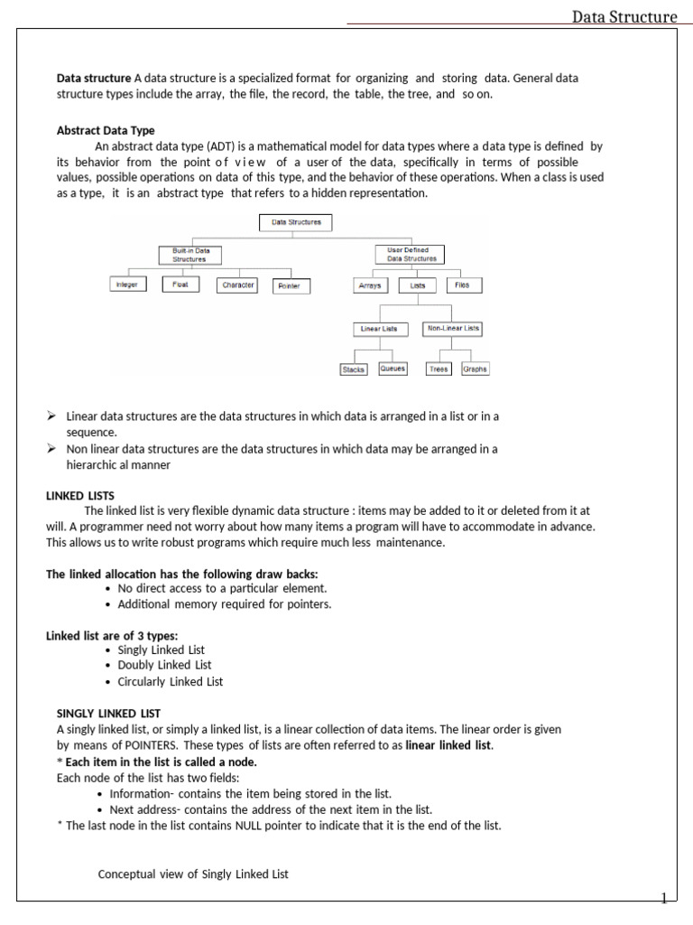 Data Structures Digital Notes | PDF | Queue (Abstract Data Type ...