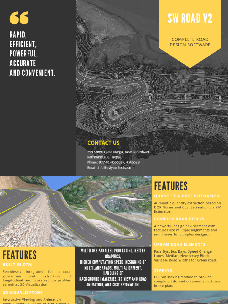 Sw Road v2 Brochure_combined | PDF | 3 D Computer Graphics ...