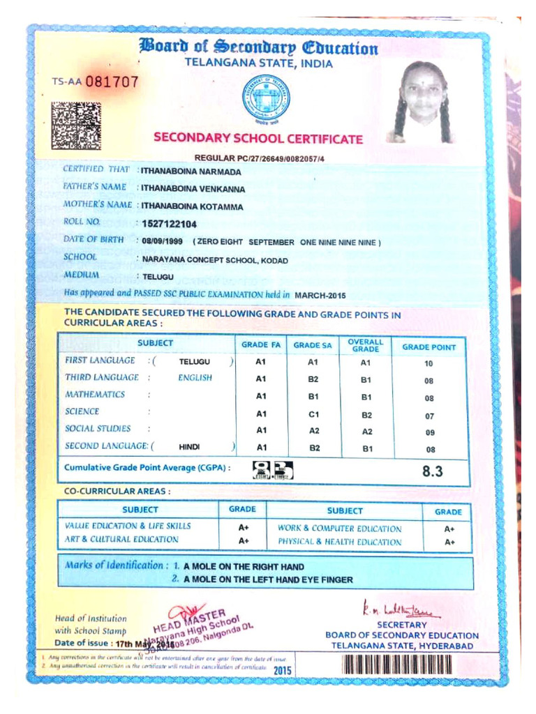 Dob Certificate | PDF