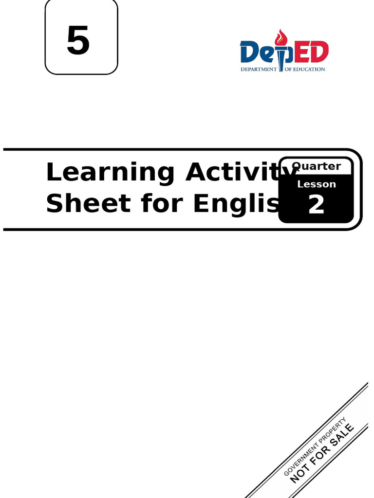 Q3 LAS English-5 Lesson-2 Week-2 | PDF