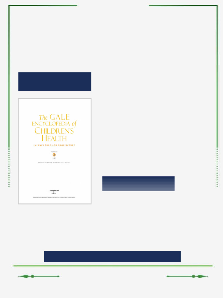 Gale Encyclopedia of Children s Health 1st Edition Kristine M. Krapp ebook digital unlock | PDF ...