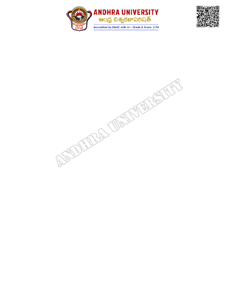 Andhra University Convocation Receipt | PDF