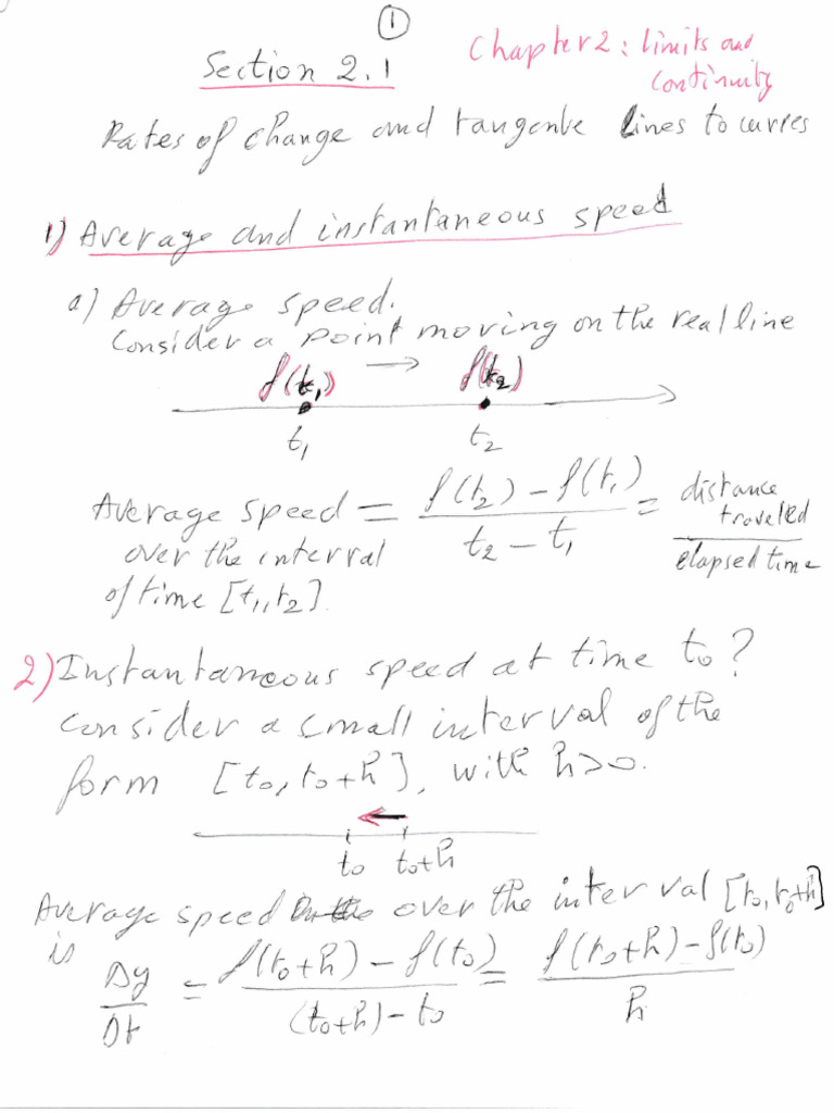 Section 2.1 and 2.2 of Chapter 2 | PDF