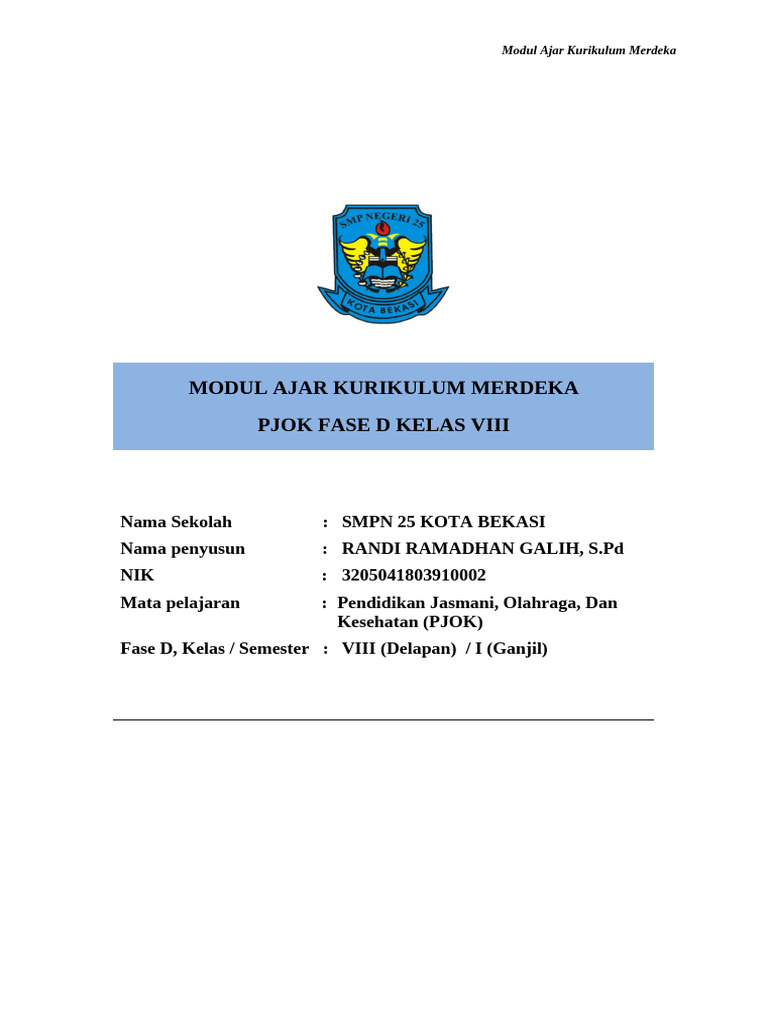 4. Modul Ajar Unit 1 | PDF