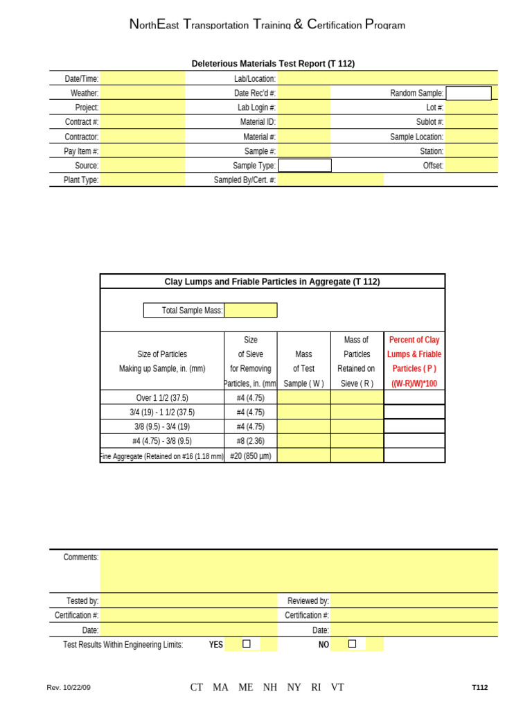 Clay Lumps Test | PDF | Natural Materials | Soil