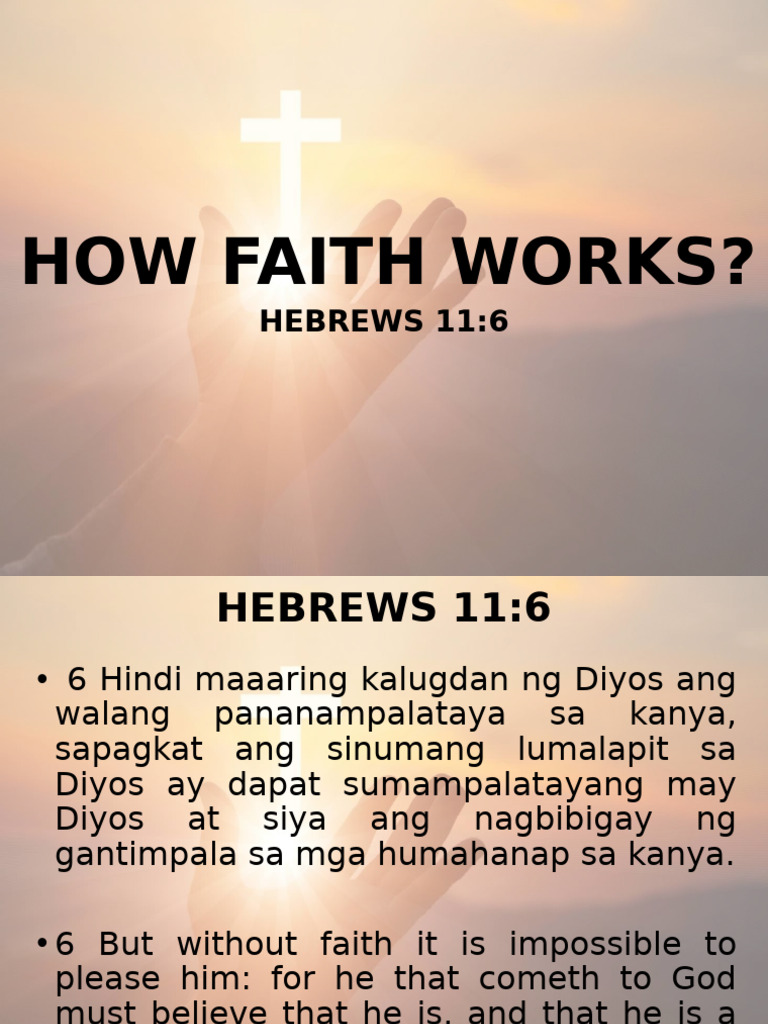 How Faith Works | PDF