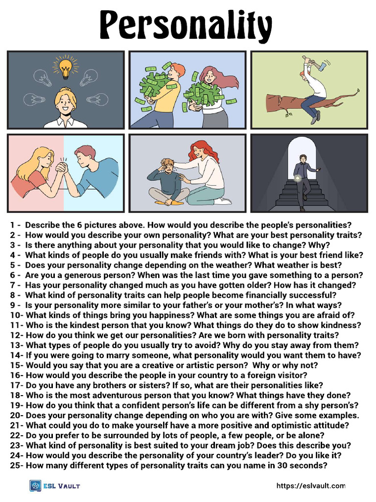 25 Personality Conversation Questions | PDF