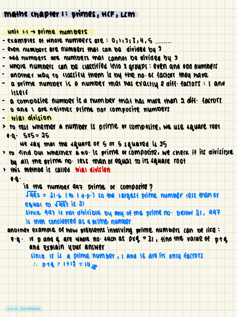 Understanding Prime Numbers and Factors | PDF | Factorization | Prime ...