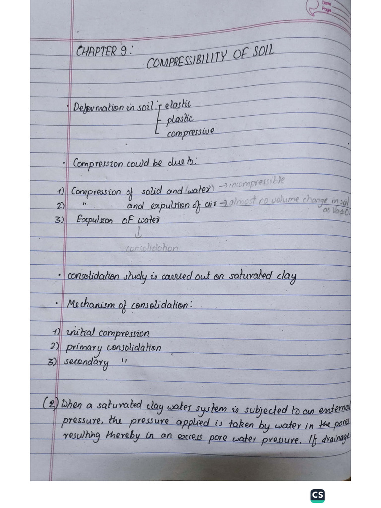 Compressibility of soil | PDF