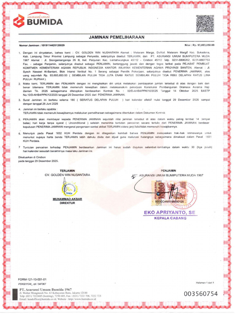 Cv Golden Dan Keabsahan | PDF