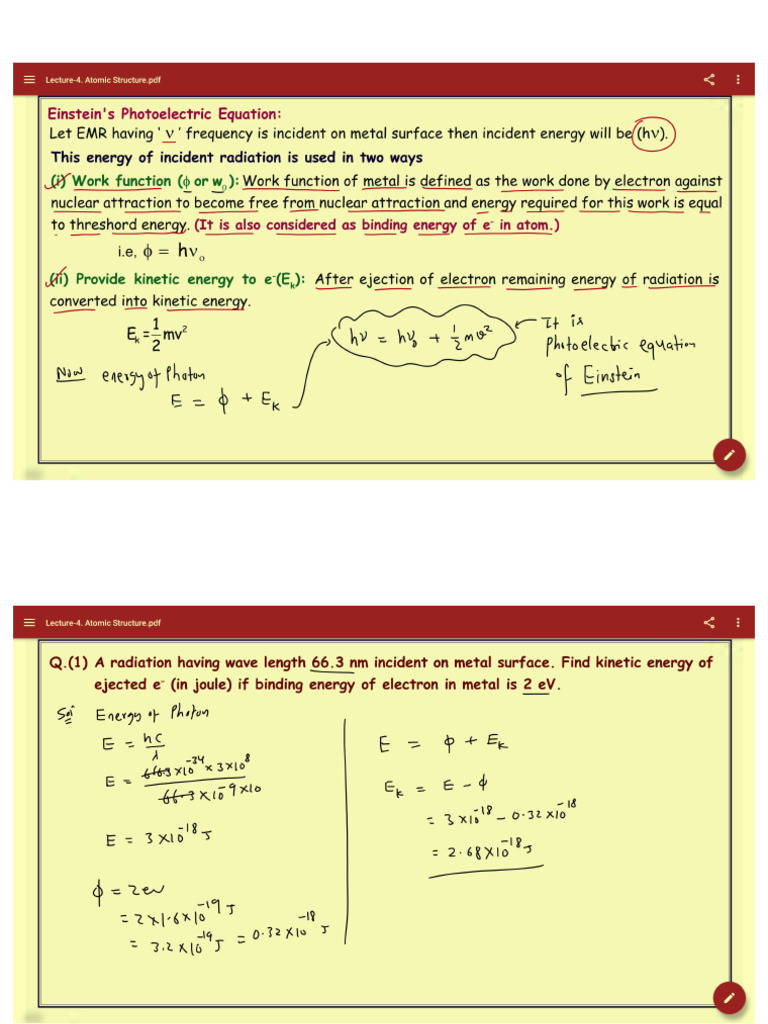 Atomic Structure 4 | PDF