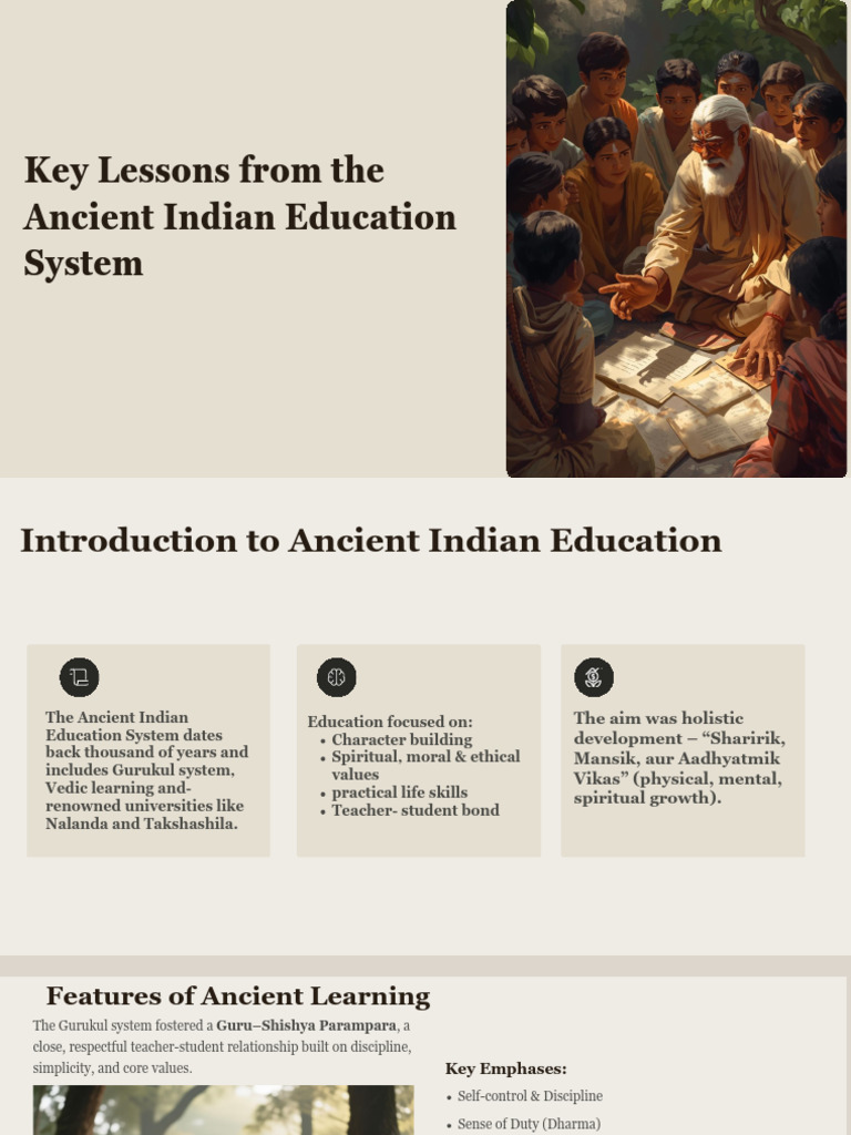 Key Lessons From The Ancient Indian Education System - PPTX - 20251221 ...