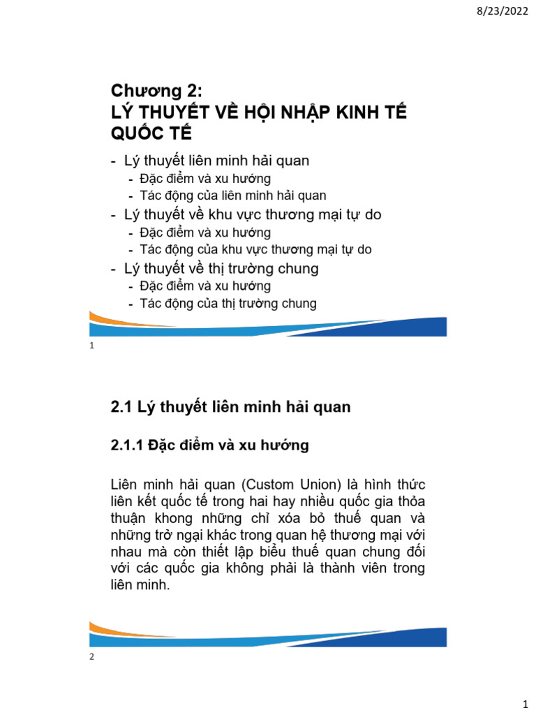 C2 - Ly Thuyet Ve Hoi Nhap KTQT | PDF