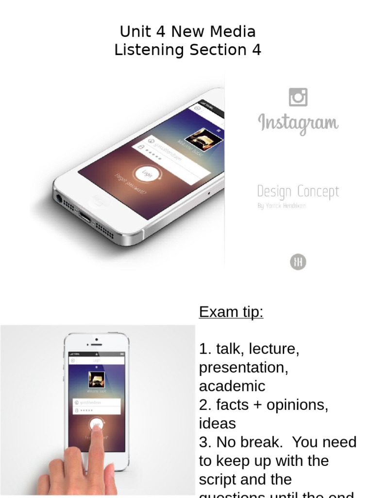 Unit 4 Media Lesson 2 Listening | PDF