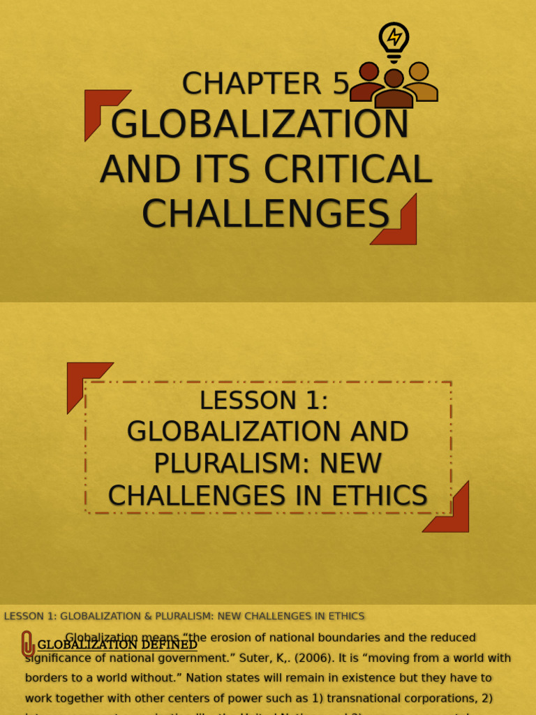 Globalization's Ethical Challenges Explained | PDF | Millennials ...