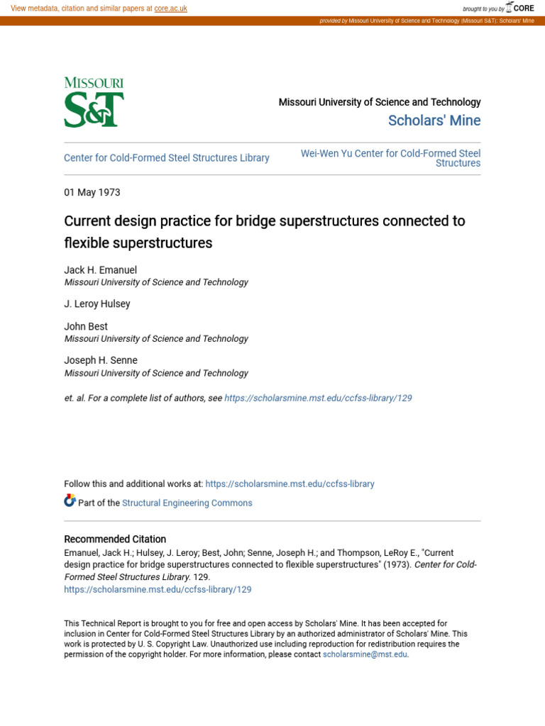 Current Design Practice for Bridge Super | PDF | Beam (Structure ...