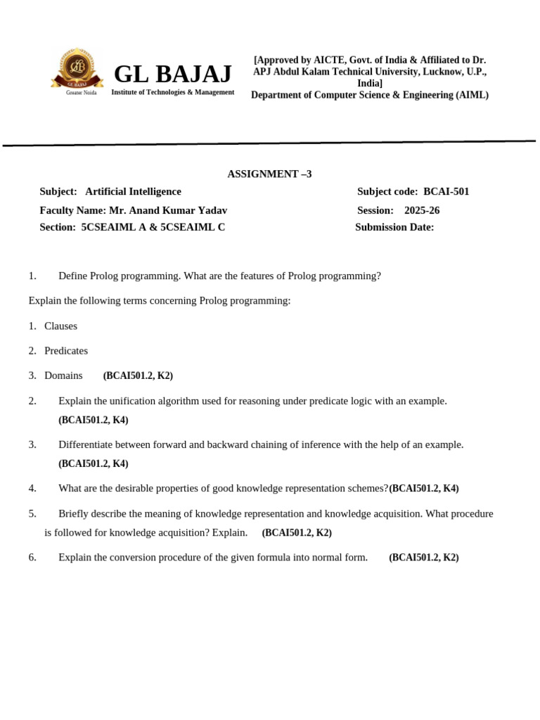 Assignment3 AI | PDF
