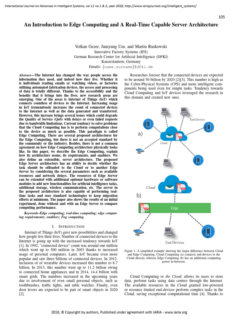 Edge Computing: Real-Time Server Architecture | PDF | Cloud Computing ...