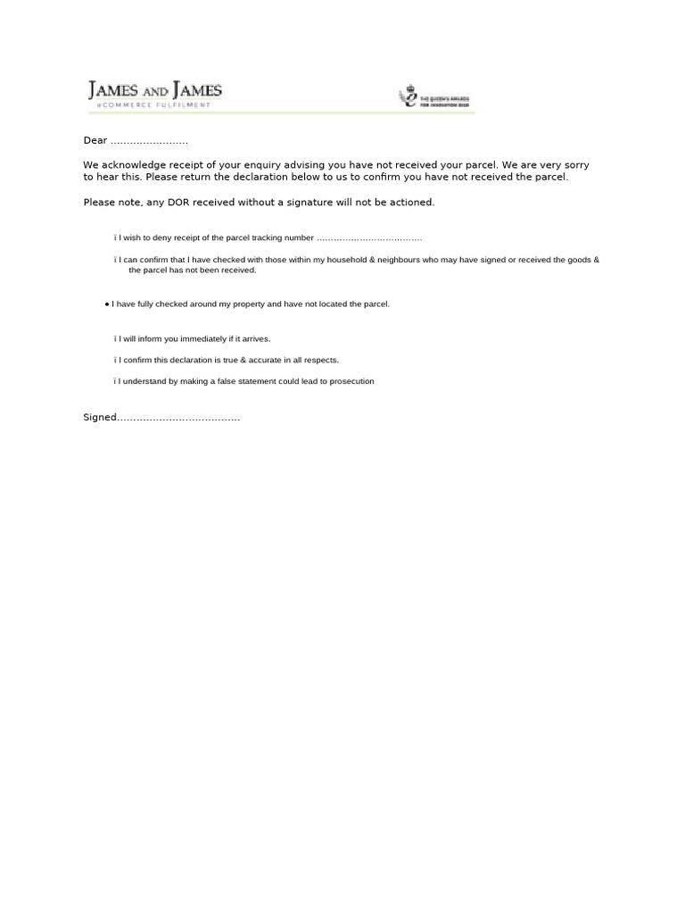 DOR_Form | PDF