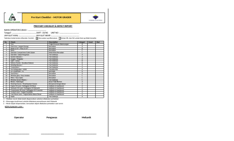 Check List Grader | PDF