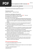 MEXT Scholarship 2026 Application Guide | PDF | Academic Degree ...