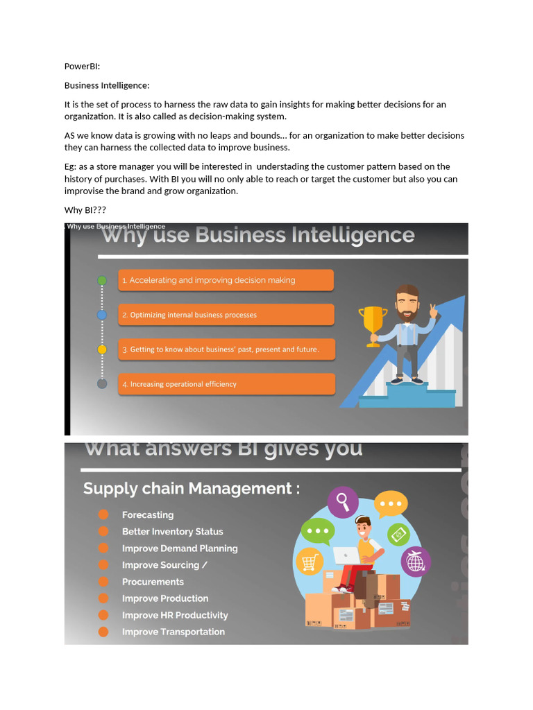 Power BI for Business Intelligence Insights | PDF