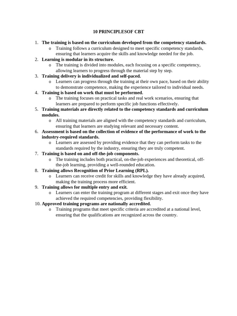 10 Principlesof CBT | PDF