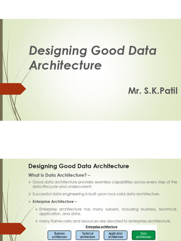 Effective Data Architecture Design Guide | PDF | Cloud Computing ...