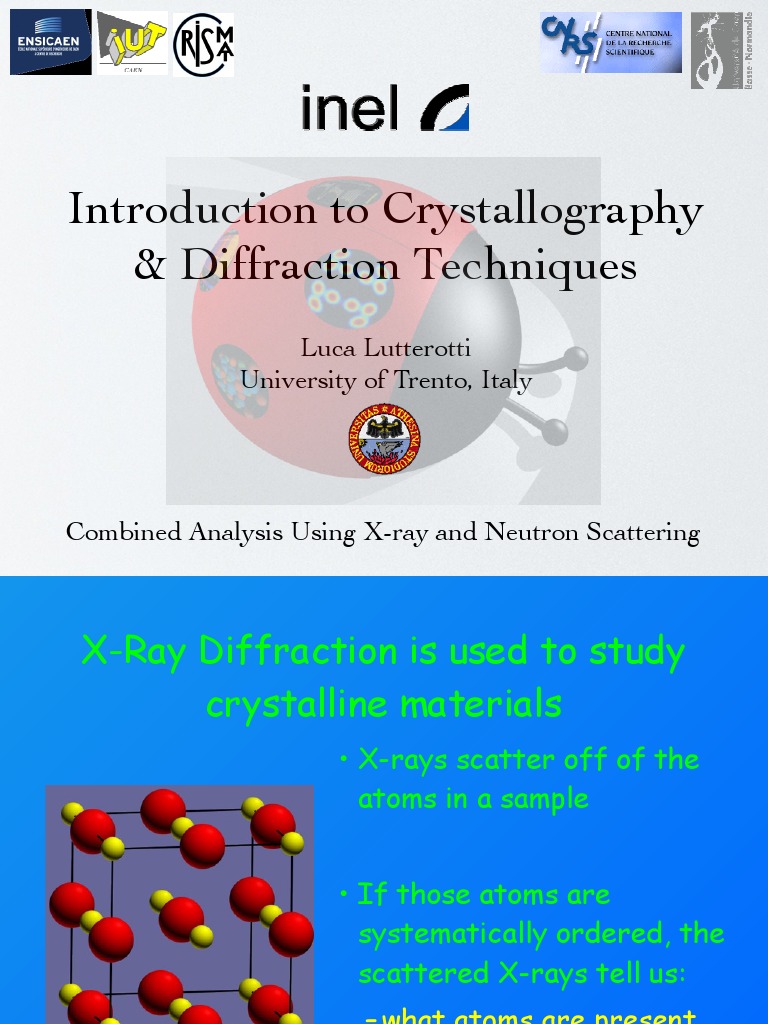 Introduction Crystallography | PDF | Crystal Structure | X Ray ...