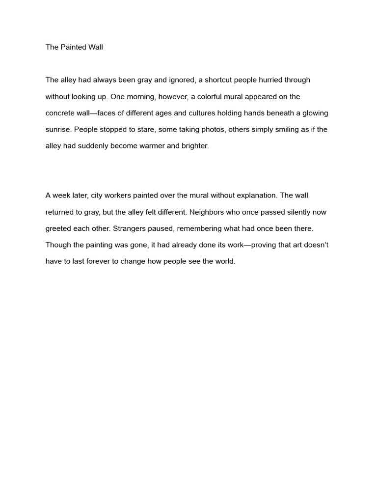 The Painted Wall | PDF