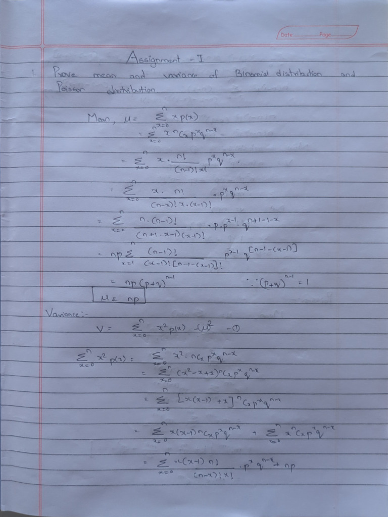 Maths 3 Assignment 1 | PDF