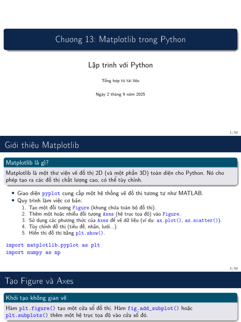 Chapter 14 Matplotlib | PDF