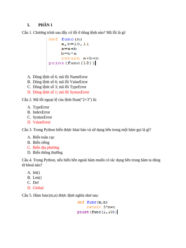 Đề Cương Ôn Tập Tin Ck 2 | PDF