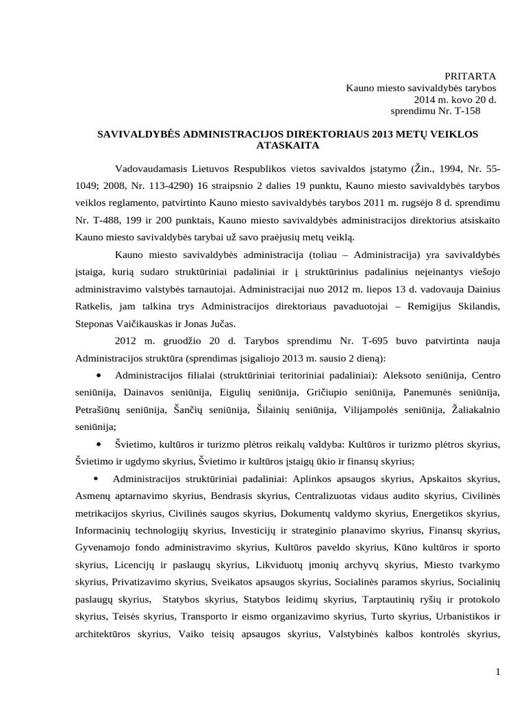 2013 m. Ataskaita | PDF