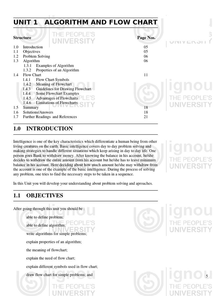 Unit _4 Control Structure | PDF | Algorithms