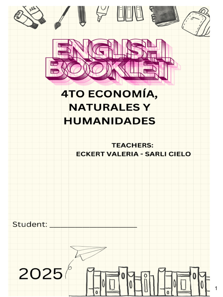 Booklet 4to 2025 $2900 sin anillar $3900 anillado | PDF | Plural | Verb